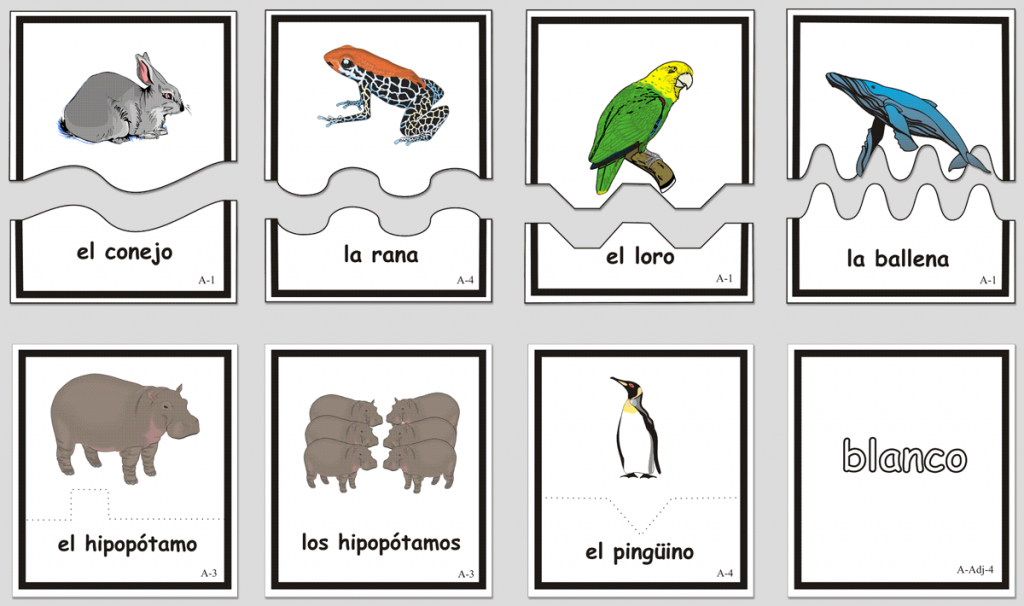 Los Animales | Montessori Spanish Series