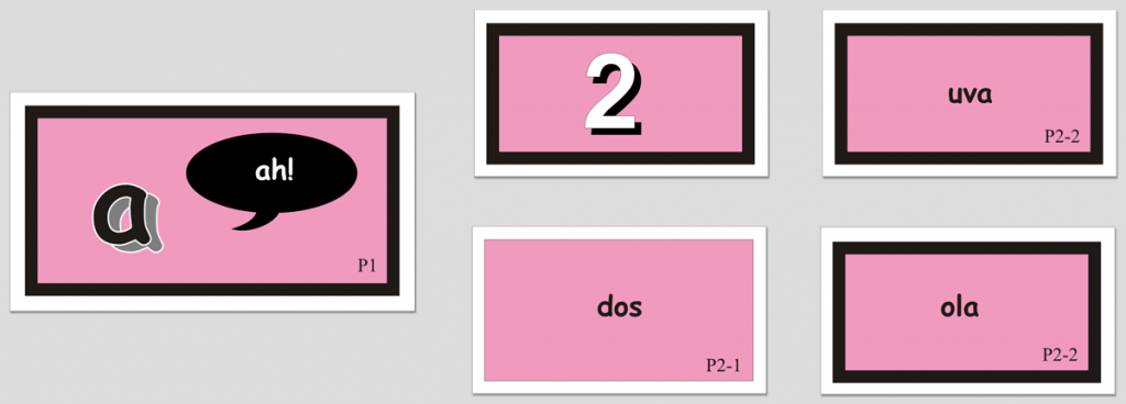 Pink Reading Series | Montessori Spanish Series