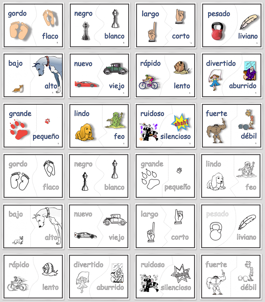 Adjectives & Ser Preschool Lesson: Montessori Spanish Series