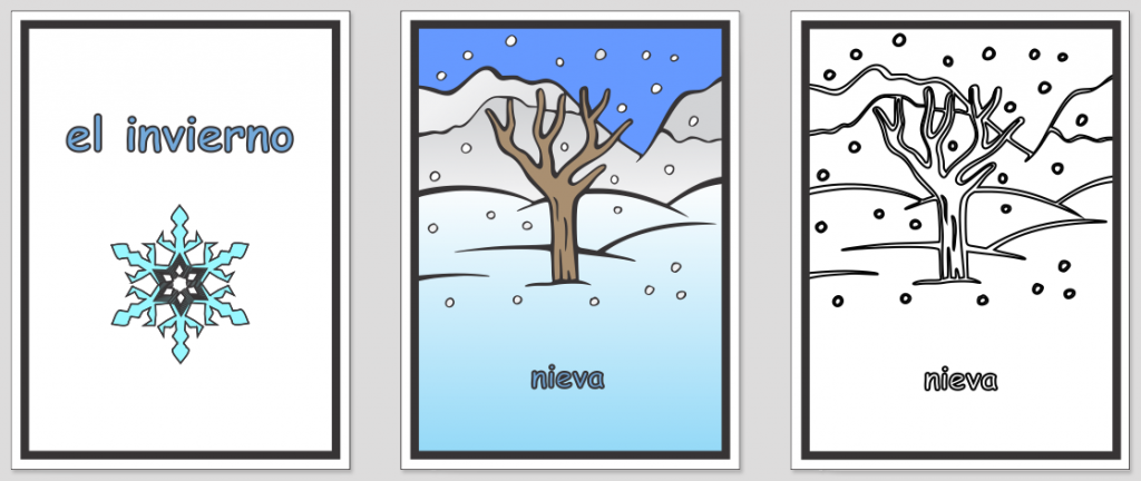 Estaciones | Montessori Spanish Series