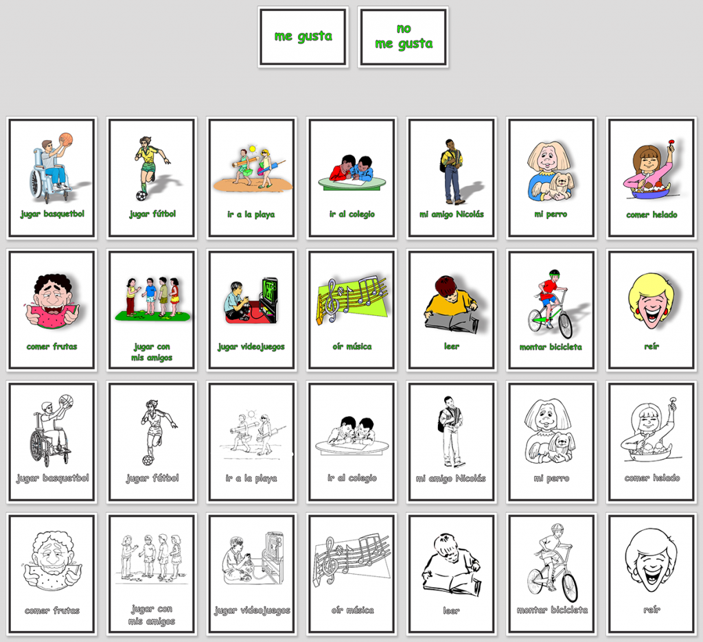 Me gusta | Montessori Spanish Series